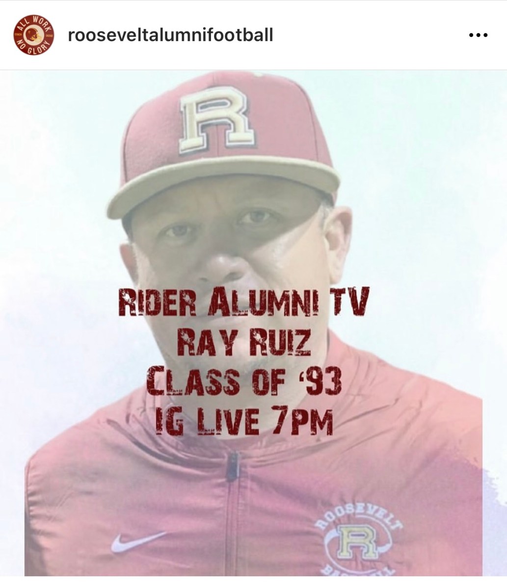 Rider Alumni TV with Ray Ruiz Class of ’93 – L.A Roosevelt Rough Riders ...
